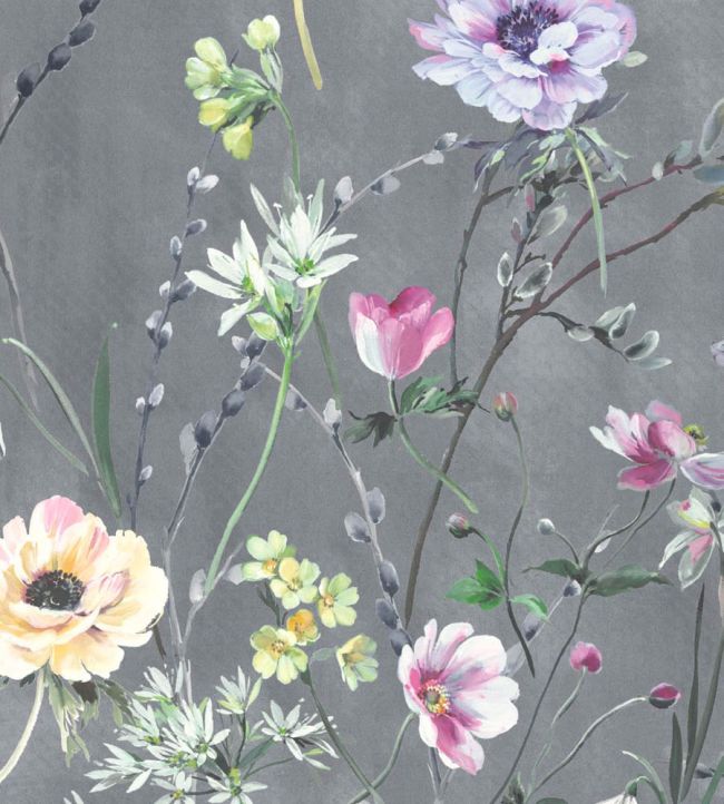 Maytime Fabric in Dusty Grey by Woodchip & Magnolia | Jane Clayton