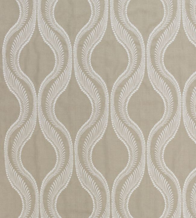 Meander Fabric in Natural by James Hare | Jane Clayton