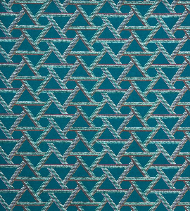 Medina Fabric in Peacock by Prestigious Textiles | Jane Clayton