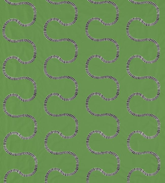 Michi Fabric in Forest / Black Earth / First Light by Harlequin | Jane ...