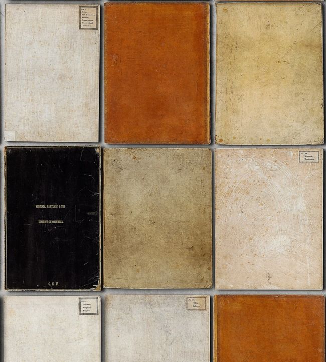 Book Covers Wallpaper in Orange by MINDTHEGAP | Jane Clayton