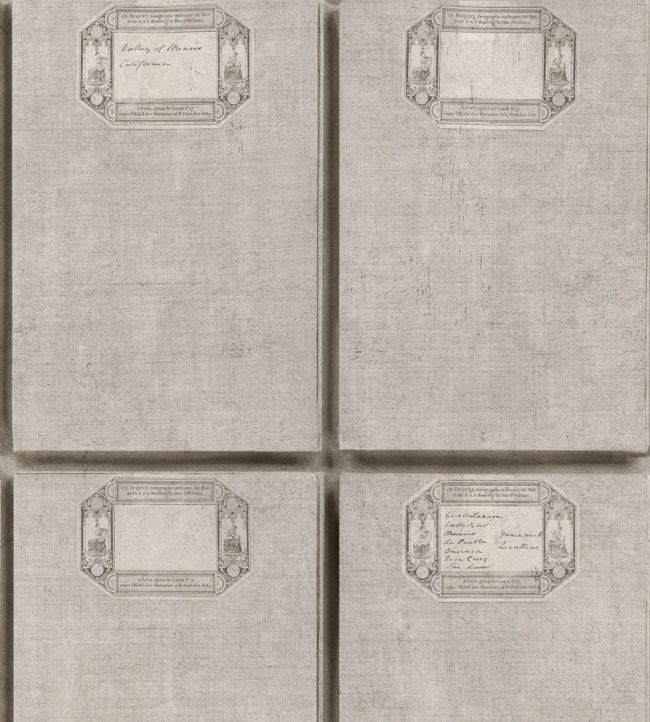 Fabric Covers Wallpaper in Mono by MINDTHEGAP | Jane Clayton