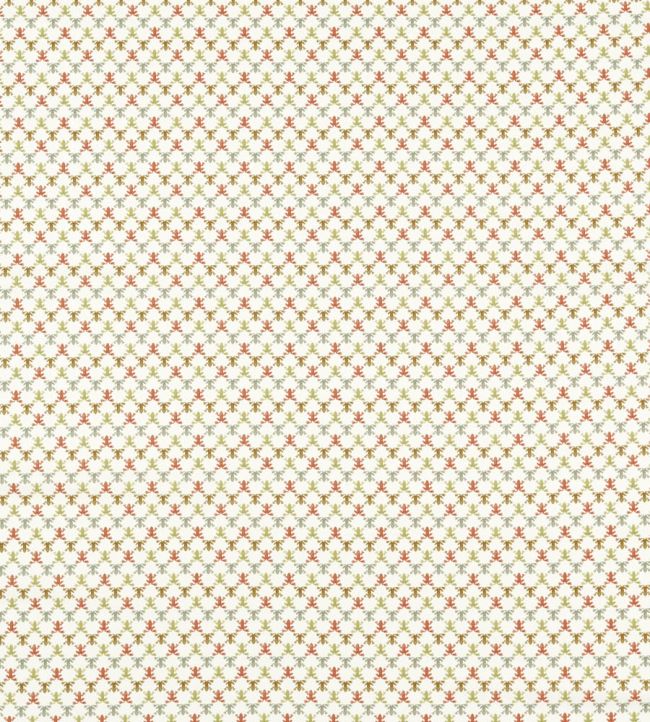 Mini Wood Frog Fabric in Terracotta / Parchment / Sketched by Harlequin ...
