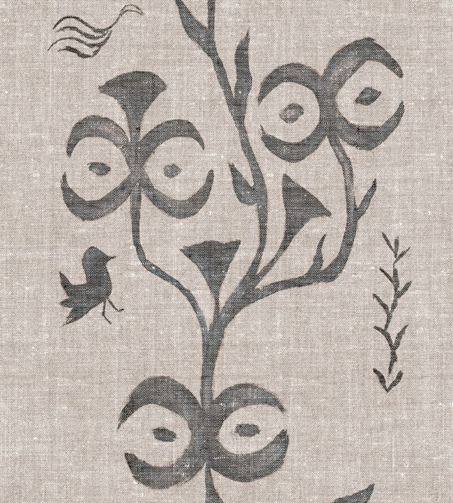 Monsoon Grass Cloth Wallpaper in Coal by Christopher Farr Cloth | Jane ...