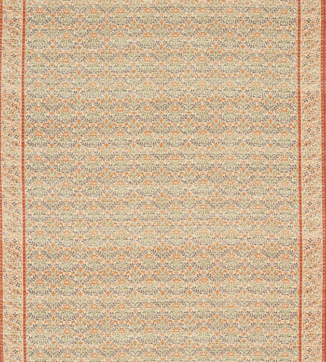Morris Bellflowers Fabric in Saffron/Olive by Morris & Co | Jane Clayton