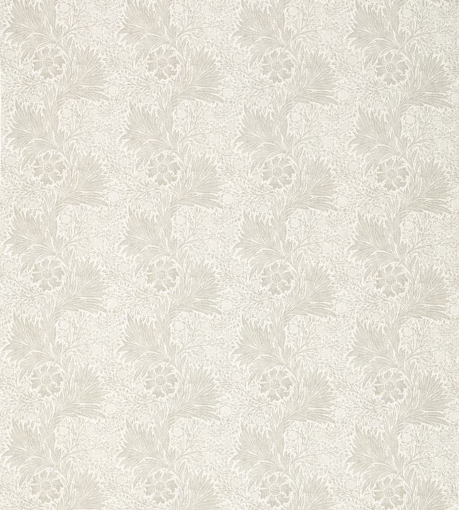 Pure Marigold Fabric in Lightish Grey by Morris & Co | Jane Clayton