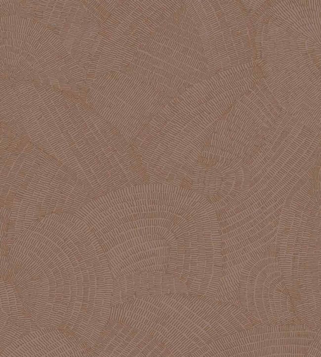 Mosaic Swirls Wallpaper in Brown/Taupe by Eijffinger | Jane Clayton