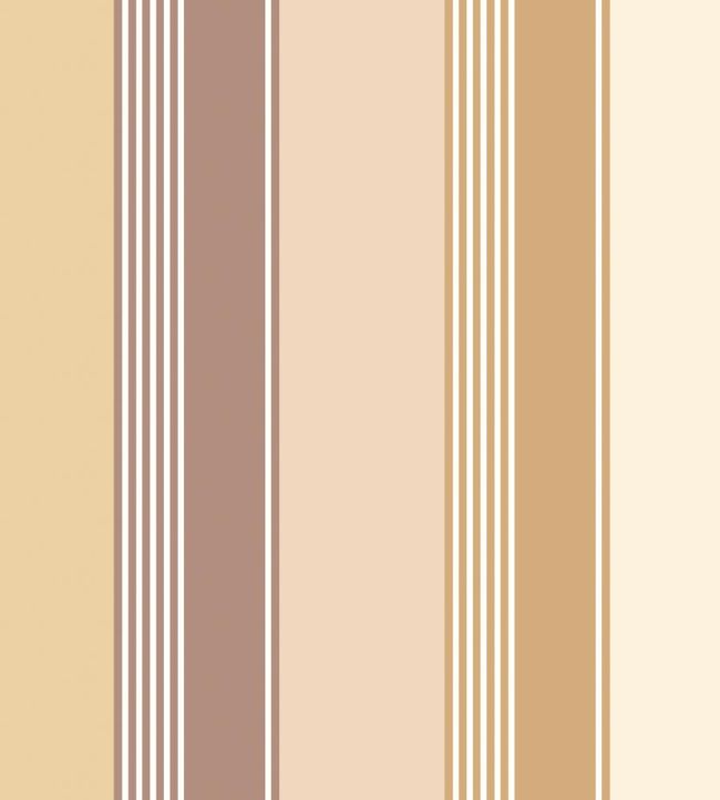 Multi Stripe Wallpaper in Amber Mix by Ohpopsi | Jane Clayton
