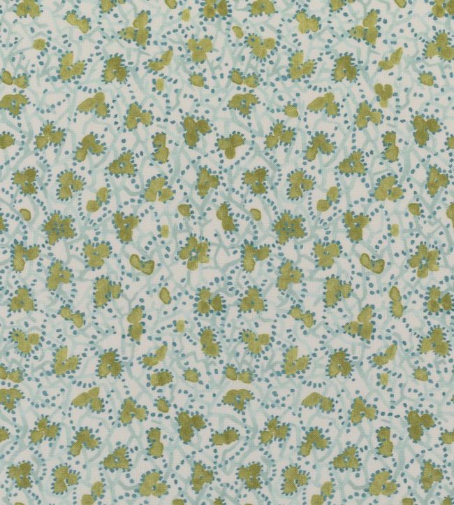 Myosotis Fabric in Vert by Marvic | Jane Clayton