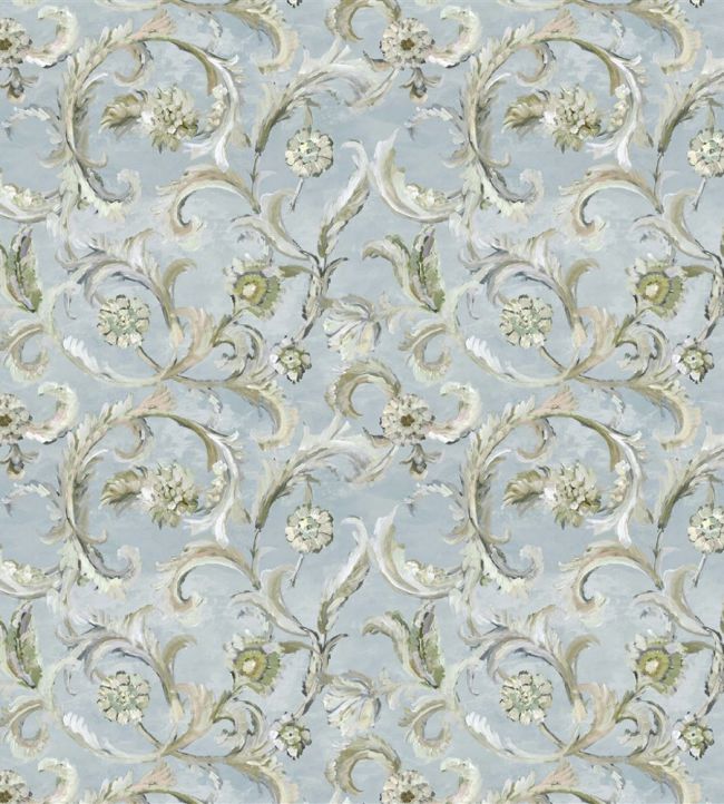 Myrtle Damask Fabric in Celadon by Designers Guild | Jane Clayton
