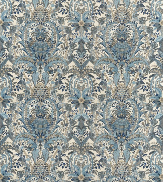 Narbeth Fabric in Slate & Grey by Anna French | Jane Clayton