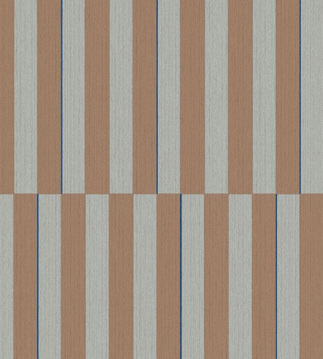 Offset Stripe Wallpaper in Sage/Natural by Eijffinger | Jane Clayton