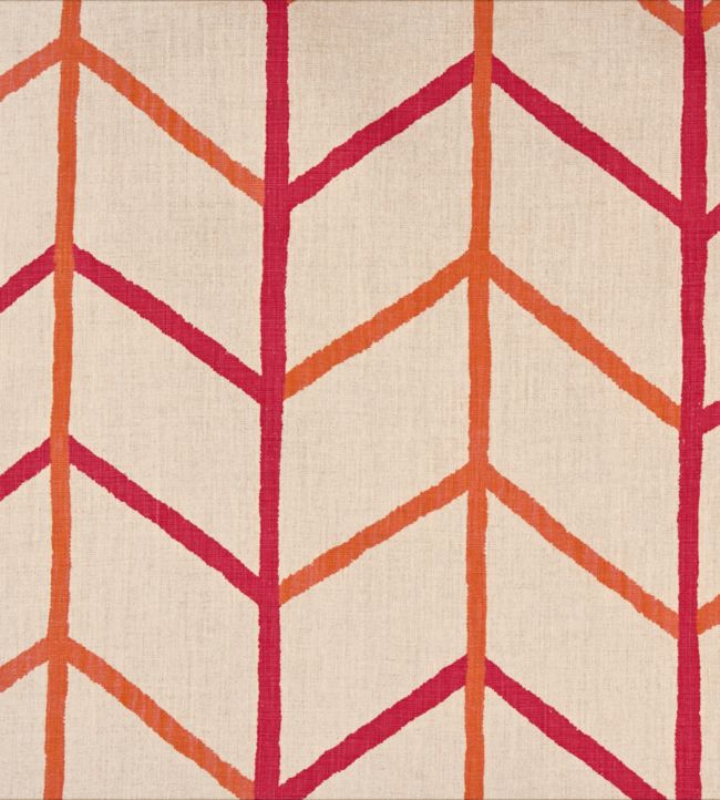 One Way Fabric in Hot Pink by Kit Kemp for Christopher Farr Cloth ...