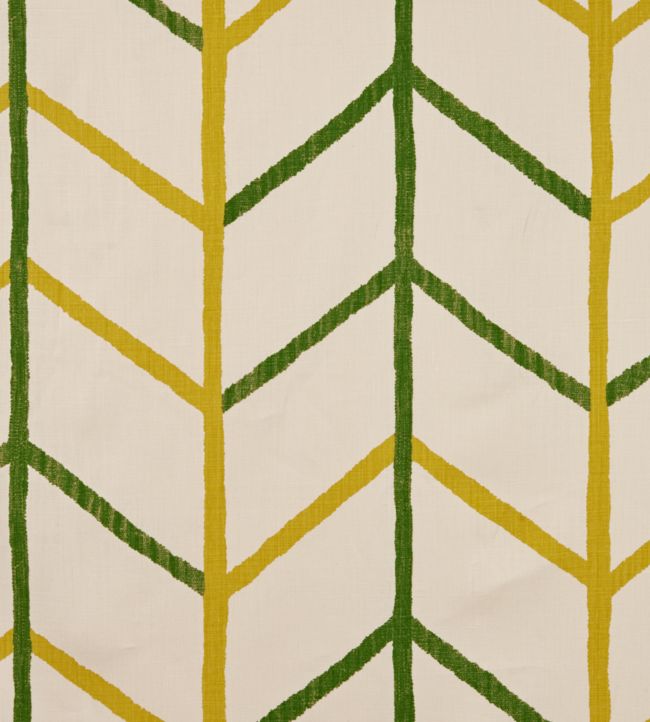 One Way Fabric in Lemon by Kit Kemp for Christopher Farr Cloth | Jane ...