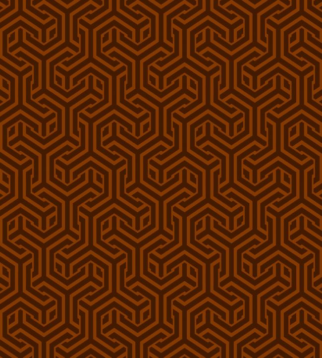 Opus Fabric in Rust / Amber by Arley House | Jane Clayton