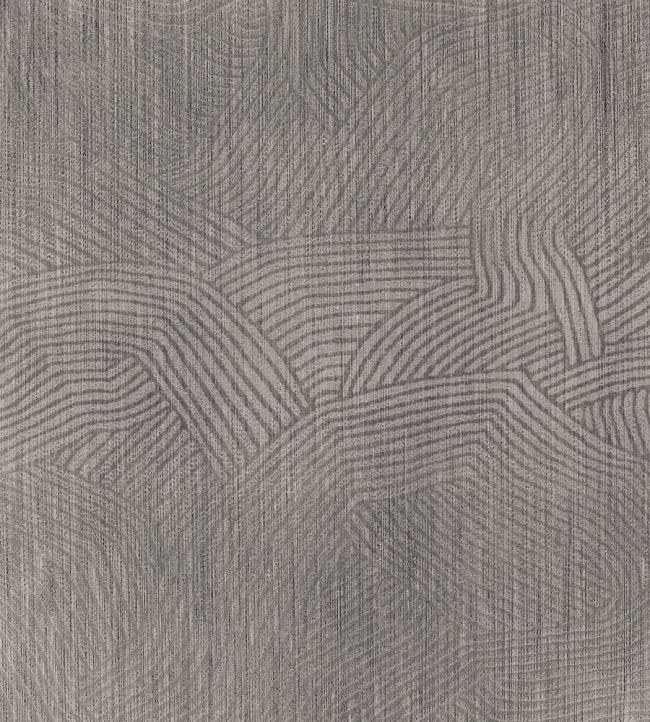Oriku Wallpaper in Anthracite by Black Edition | Jane Clayton