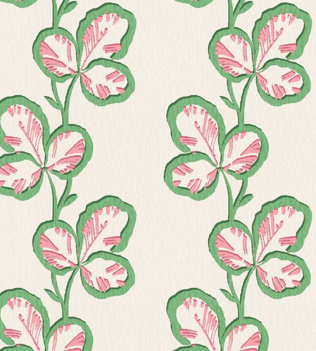 Paddy Wallpaper in Moss Pink by Woodchip & Magnolia | Jane Clayton