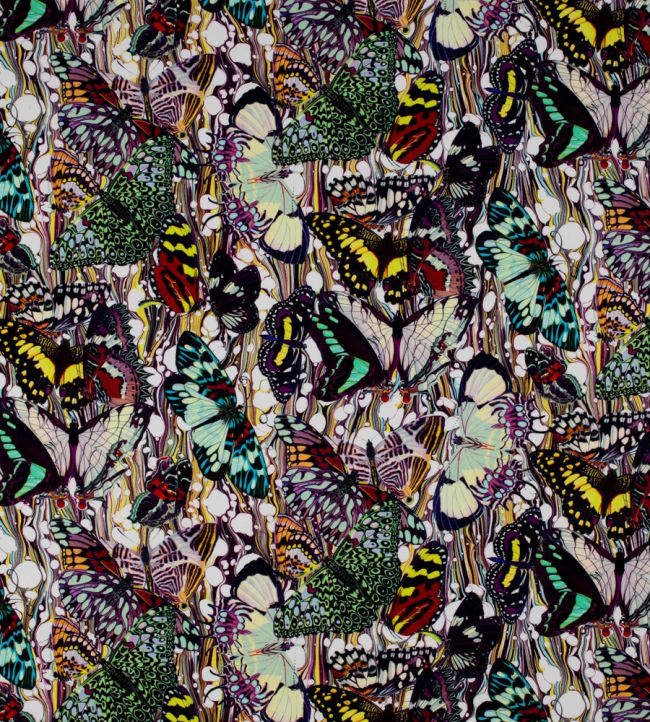 Papillons Fabric in Multico by Jean Paul Gaultier | Jane Clayton