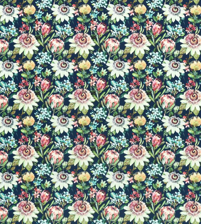 Paradise Velvet Fabric in Midnight by Studio G | Jane Clayton