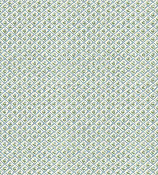 Penny Wallpaper in Blue by GP & J Baker | Jane Clayton