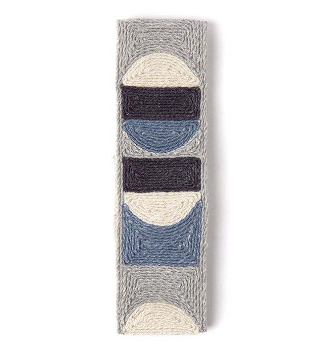 Pop Art Border Trimmings in Indigo by Passementerie for Christopher ...