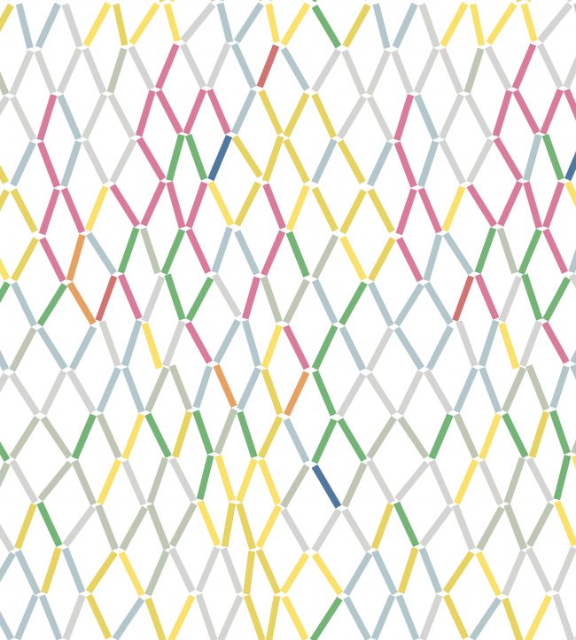 Porto Wallpaper in Fuchsia by Kate Blee for Christopher Farr Cloth ...