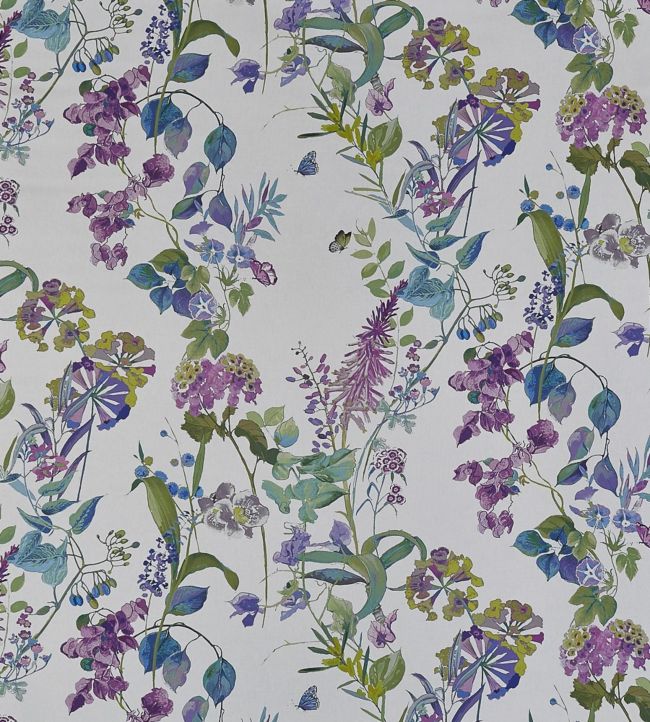 Bougainvillea Fabric by Prestigious Textiles in Wisteria | Jane Clayton