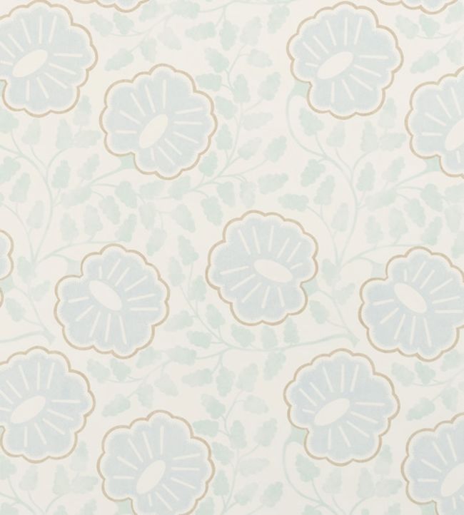 Punch Paisley Wallpaper in Sky by Neisha Crosland for Christopher Farr ...