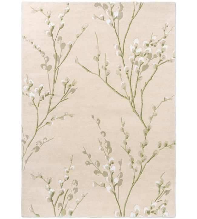 Pussy Willow Rug in Hedgerow Green by Brink & Campman | Jane Clayton