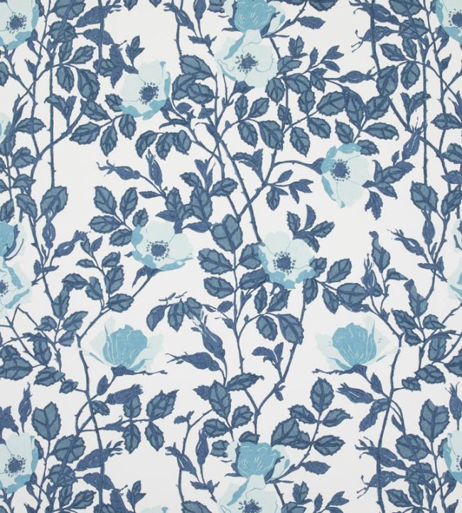 Richmond Wallpaper in Cobalt by Christopher Farr Cloth | Jane Clayton