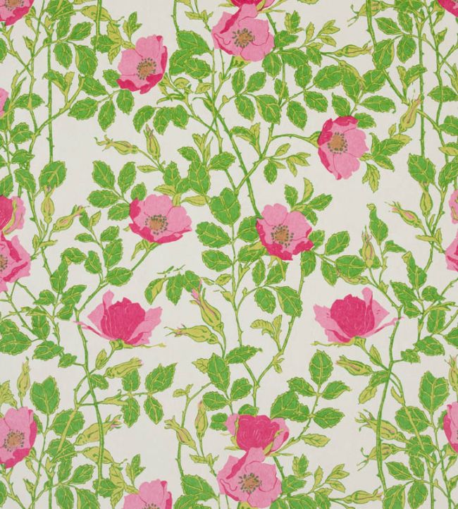Richmond Wallpaper in Fuchsia by Christopher Farr Cloth | Jane Clayton