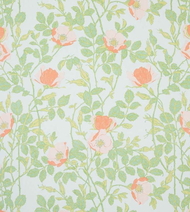 Richmond Wallpaper in Guava by Christopher Farr Cloth | Jane Clayton
