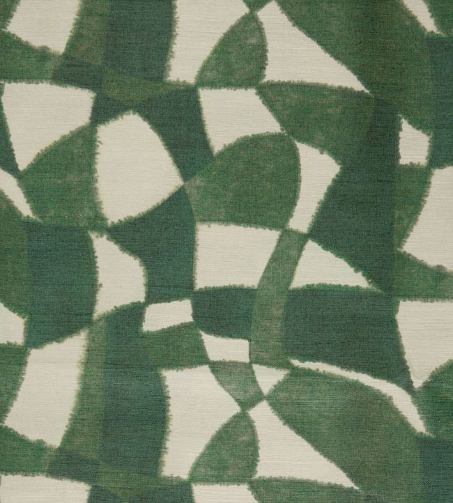 Rosetta Fabric in Green by Lizzo | Jane Clayton