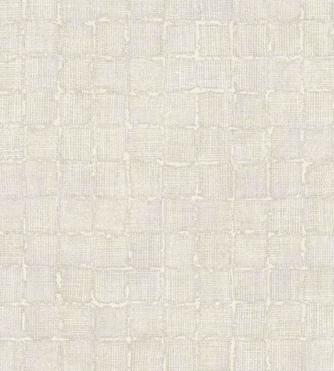 Rustic Check Wallpaper in White / Cream by Eijffinger | Jane Clayton