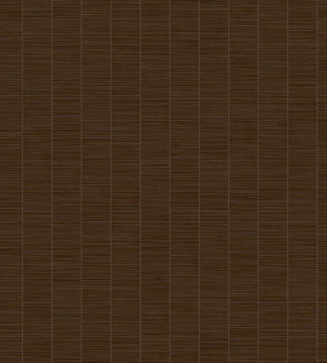 Rustic Stripe Wallpaper in Brown / Taupe by Eijffinger | Jane Clayton