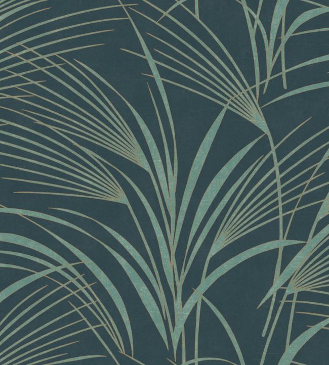 Samarra Wallpaper in Bleu Paon by Casadeco | Jane Clayton