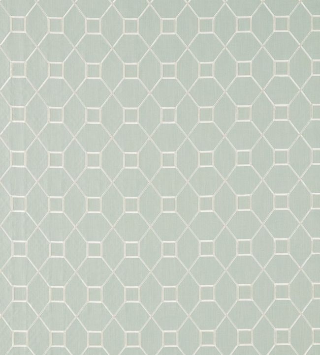 Baroque Trellis Fabric in Wedgwood / Chalk by Sanderson | Jane Clayton