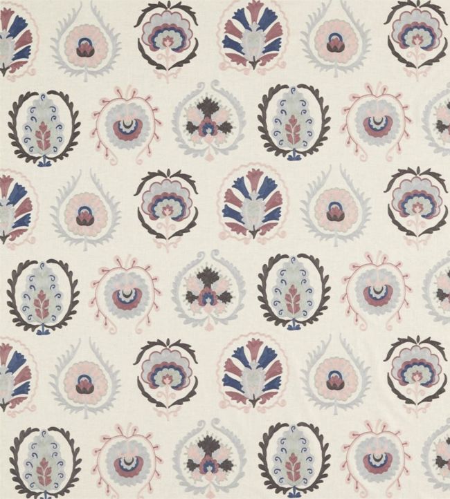 Daula Fabric by Sanderson in Blush/Dove | Jane Clayton