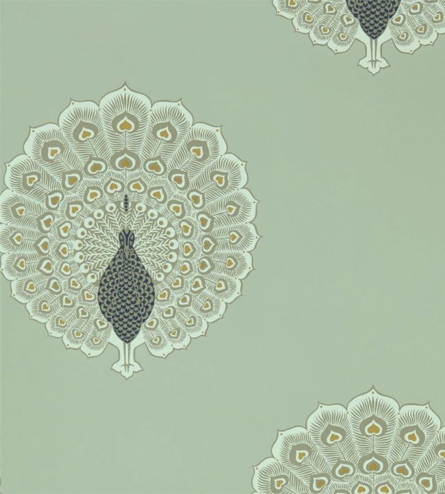 Kalapi Wallpaper in Sea Glass by Sanderson | Jane Clayton