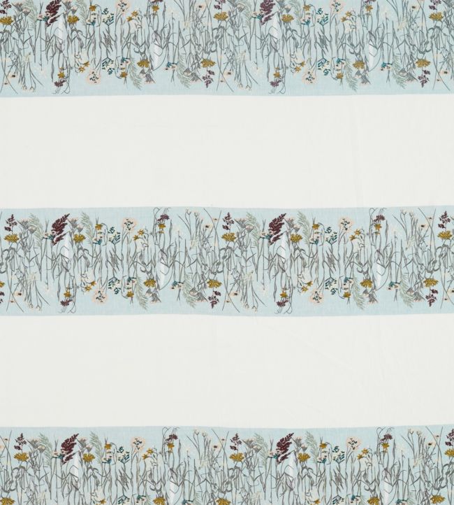 Pressed Flowers Fabric in Mist/Shell by Sanderson | Jane Clayton