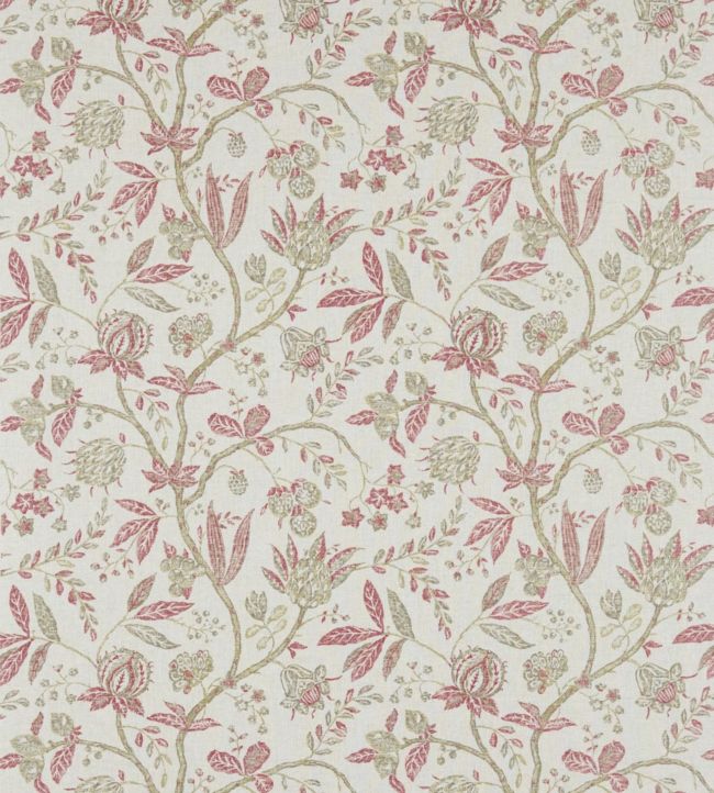 Solaine Fabric in Russet/Cream by Sanderson | Jane Clayton