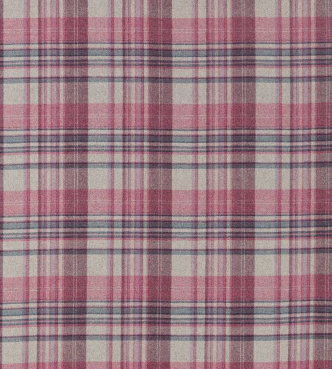Bryndle Check Fabric in Mulberry / Fig by Sanderson | Jane Clayton