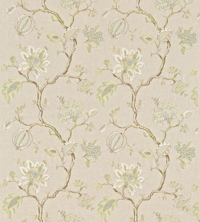 Hadham Fabric in Pearl/Linen by Sanderson | Jane Clayton