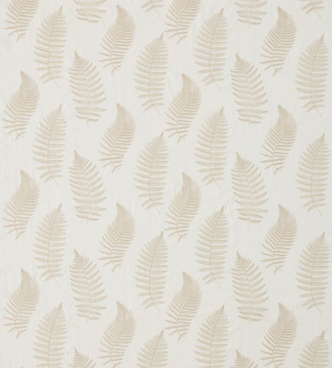 Fern Embroidery Fabric in Ivory by Sanderson | Jane Clayton