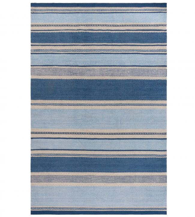 Santa Cruz Rug in Denim by William Yeoward | Jane Clayton