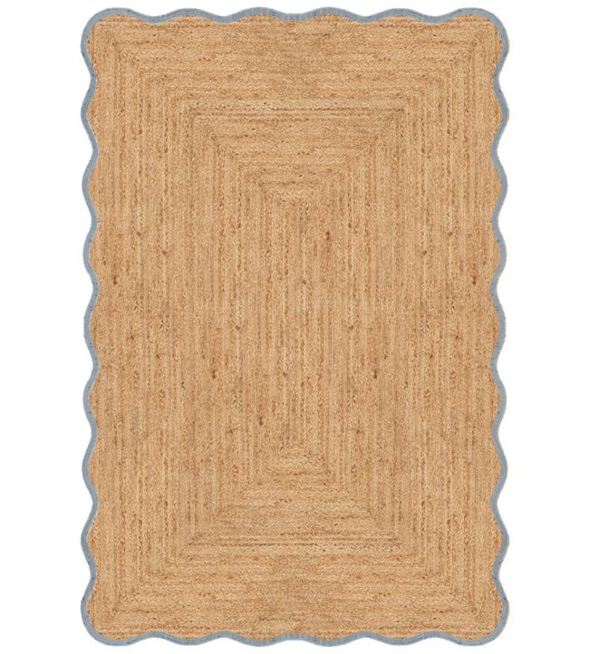 Scallop Rug in Misty Blue by Layered | Jane Clayton