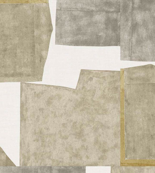 Sea Collage Vinyl Wallpaper in Stone by Christopher Farr Cloth | Jane ...