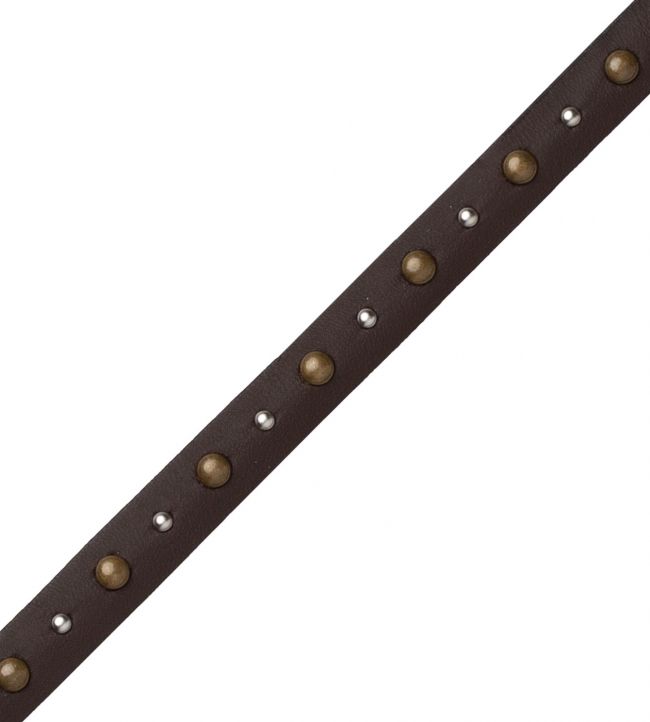 Senna Studded Gimp Trimmings in Dark Bay by Samuel & Sons | Jane Clayton