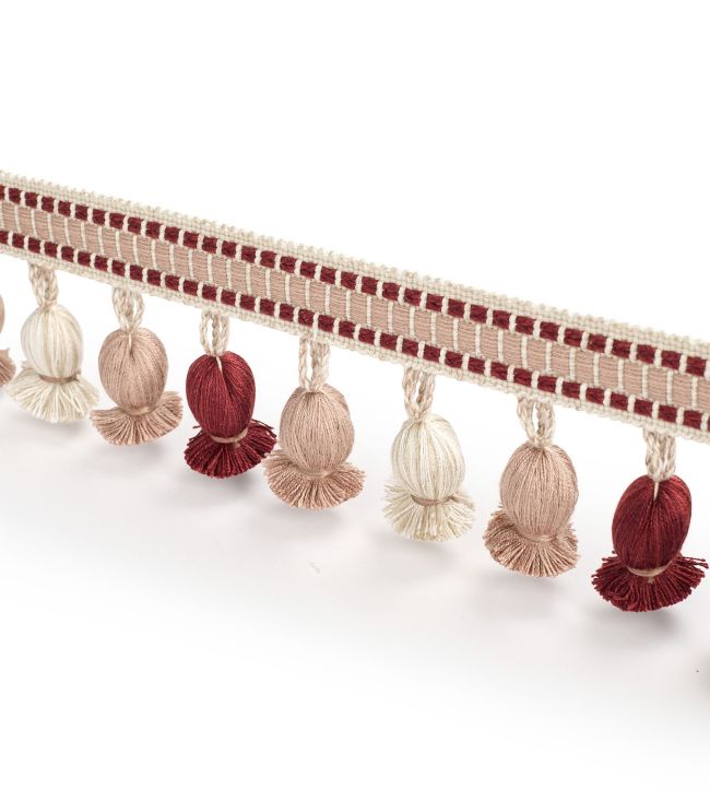 Shellberry Onion Tassel Fringe Trimmings in Cherry Rose by James Hare ...