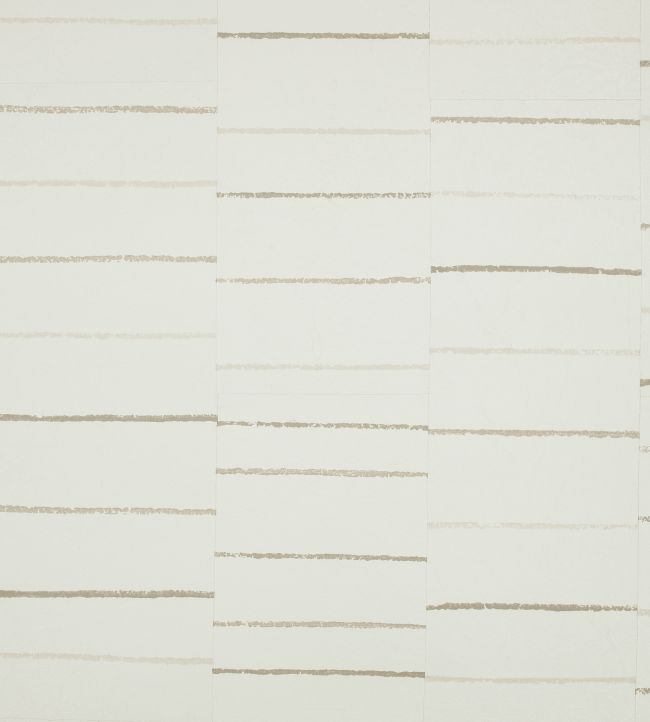 Sidestep Wallpaper in Japser White by Mark Alexander | Jane Clayton